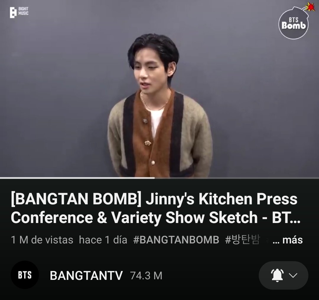 Taekook Honduras || Fan account on Twitter: "Por medio de el canal oficial de BTS (BangtanTV) en ...