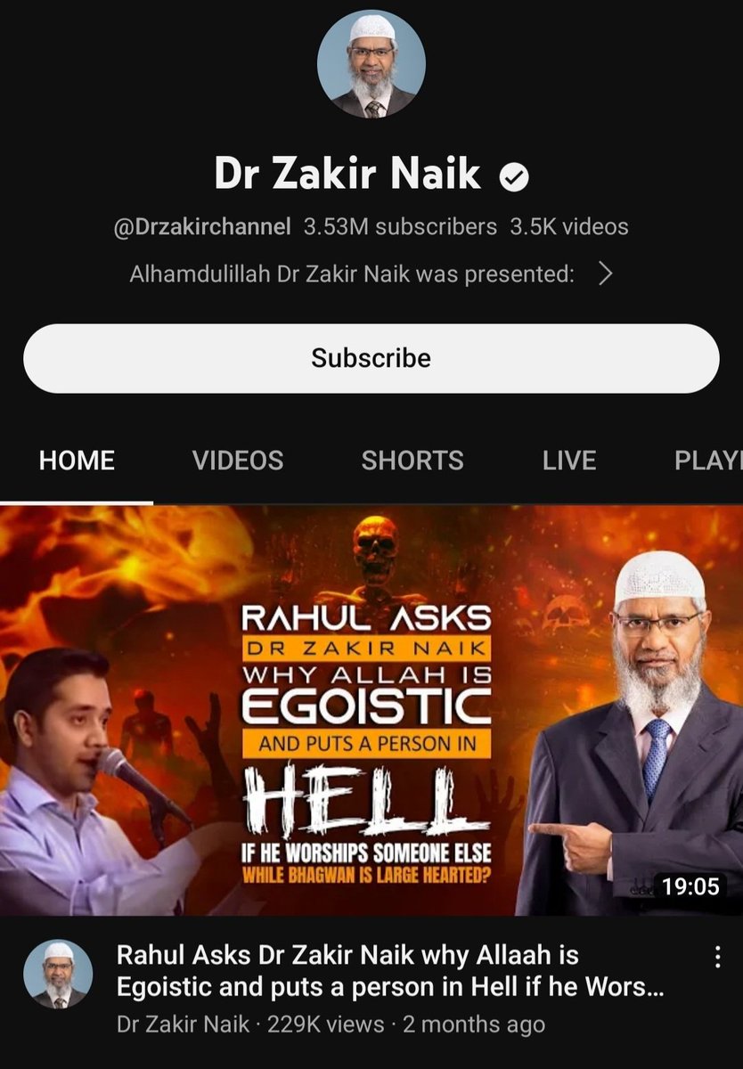 Indian Data Scientist on Twitter: "RT @Incognito_qfs: Terrorists ko fund karne wale Zakir Naik ...