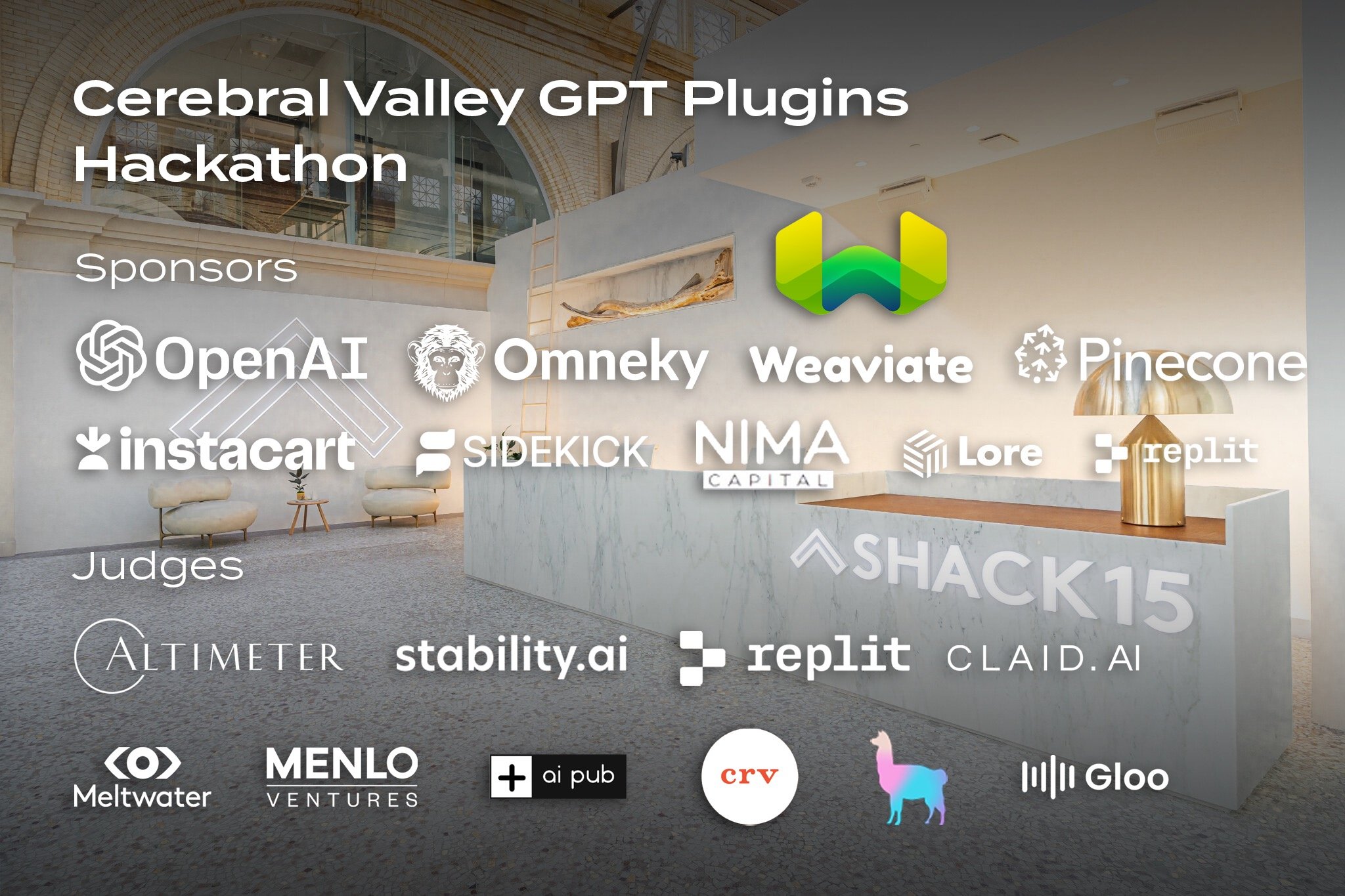Cerebral Valley on Twitter: "Hosting the GPT Plugins hackathon this weekend at @SHACK15sf 24 ...