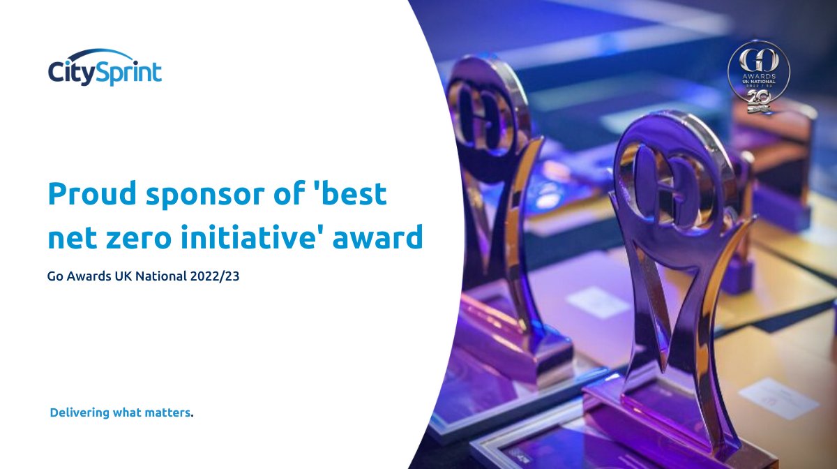 CitySprint on Twitter: "We are proudly sponsoring this year's 'Best Net Zero Initiative Award ...