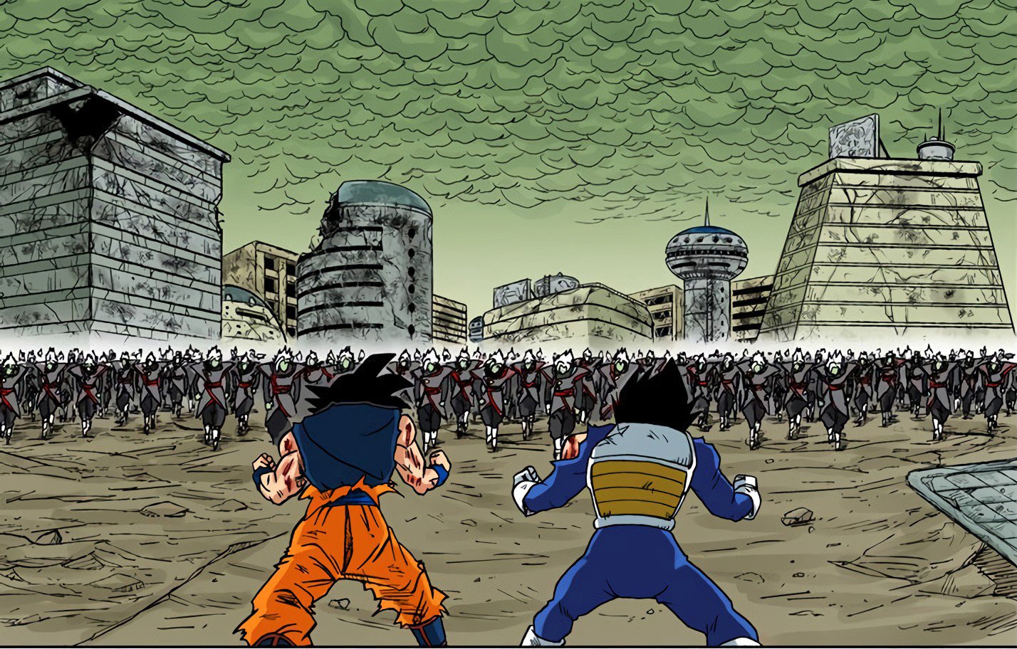 Goku And Vegeta Vs Cooler