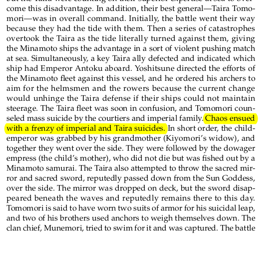 Japanese Samurai's while committing seppukku/hara-kiri had a habit of ...