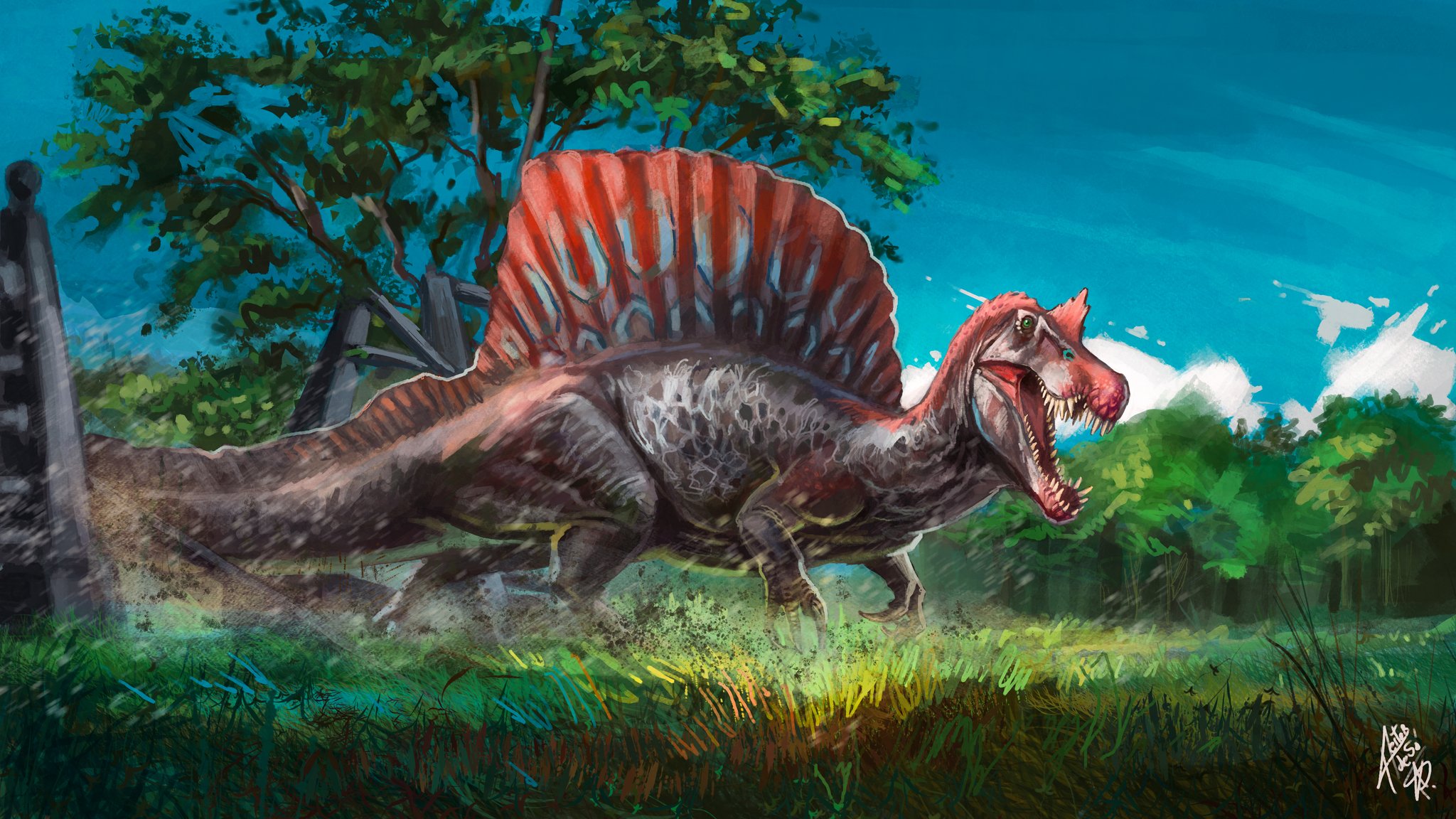 Spinosaurus Versus Triceratops Heitoresco Op X: '"Corre" #spinosaurus