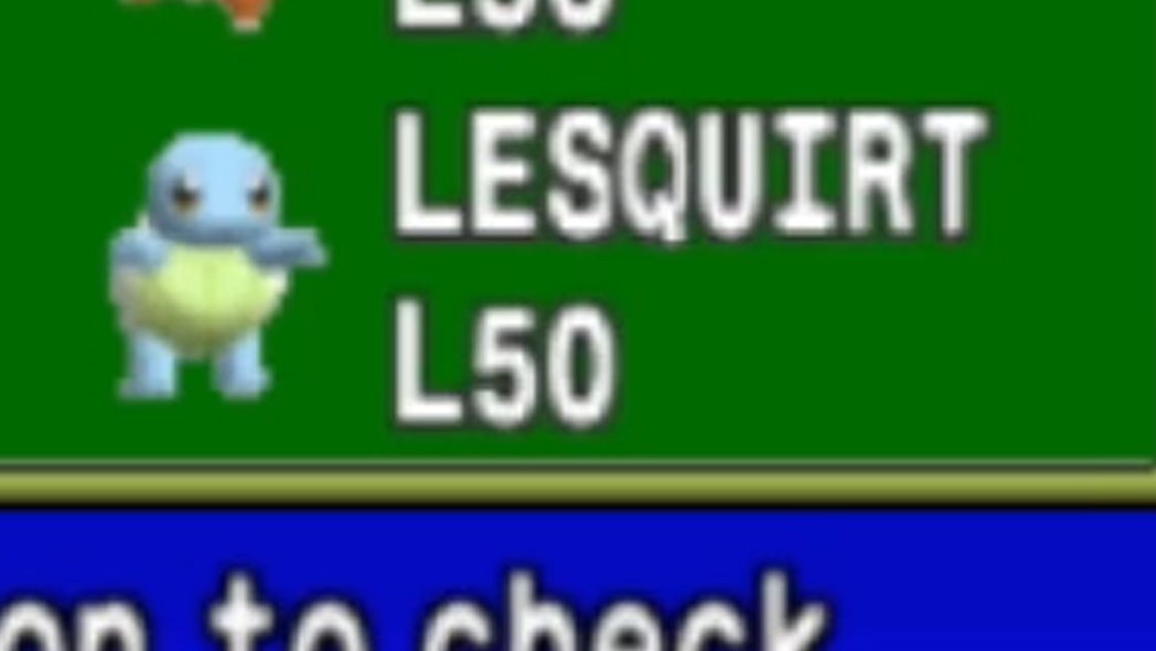 Shiny Squirtle Fire Red