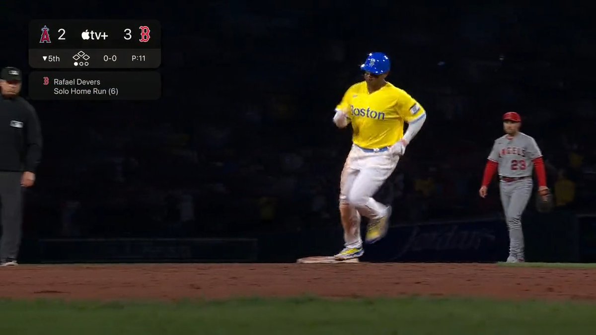 Angels at Red Sox / Twitter