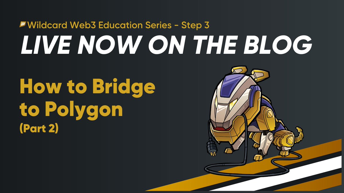 WILDCARD™ on Twitter: "You've almost made it across the Polygon bridge! 🌟 Step 4: How to Bridge ...
