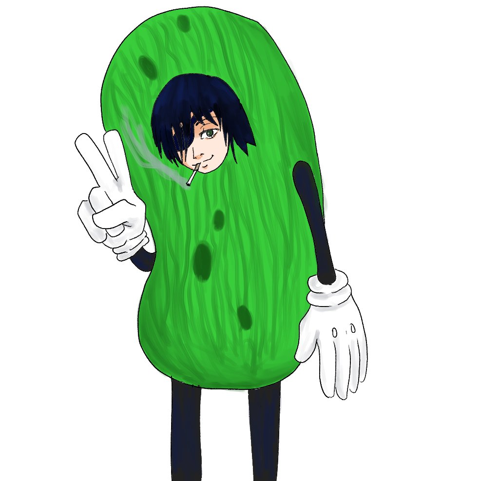 Shin Chie 💚 on Twitter: "Aki, I turned myself into a pickle! Im Pickle Himmy!"