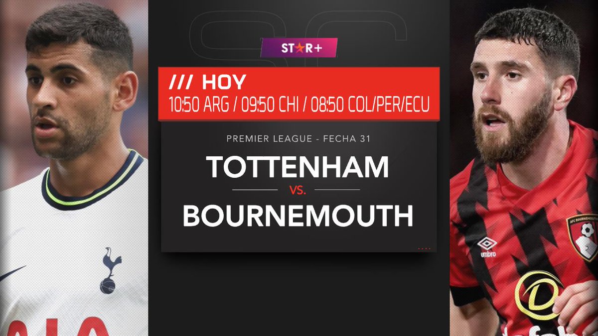 SportsCenter on Twitter: "LA SIEMPRE ATRACTIVA PREMIER LEAGUE ⚽ Tottenham vs. Bournemouth ...