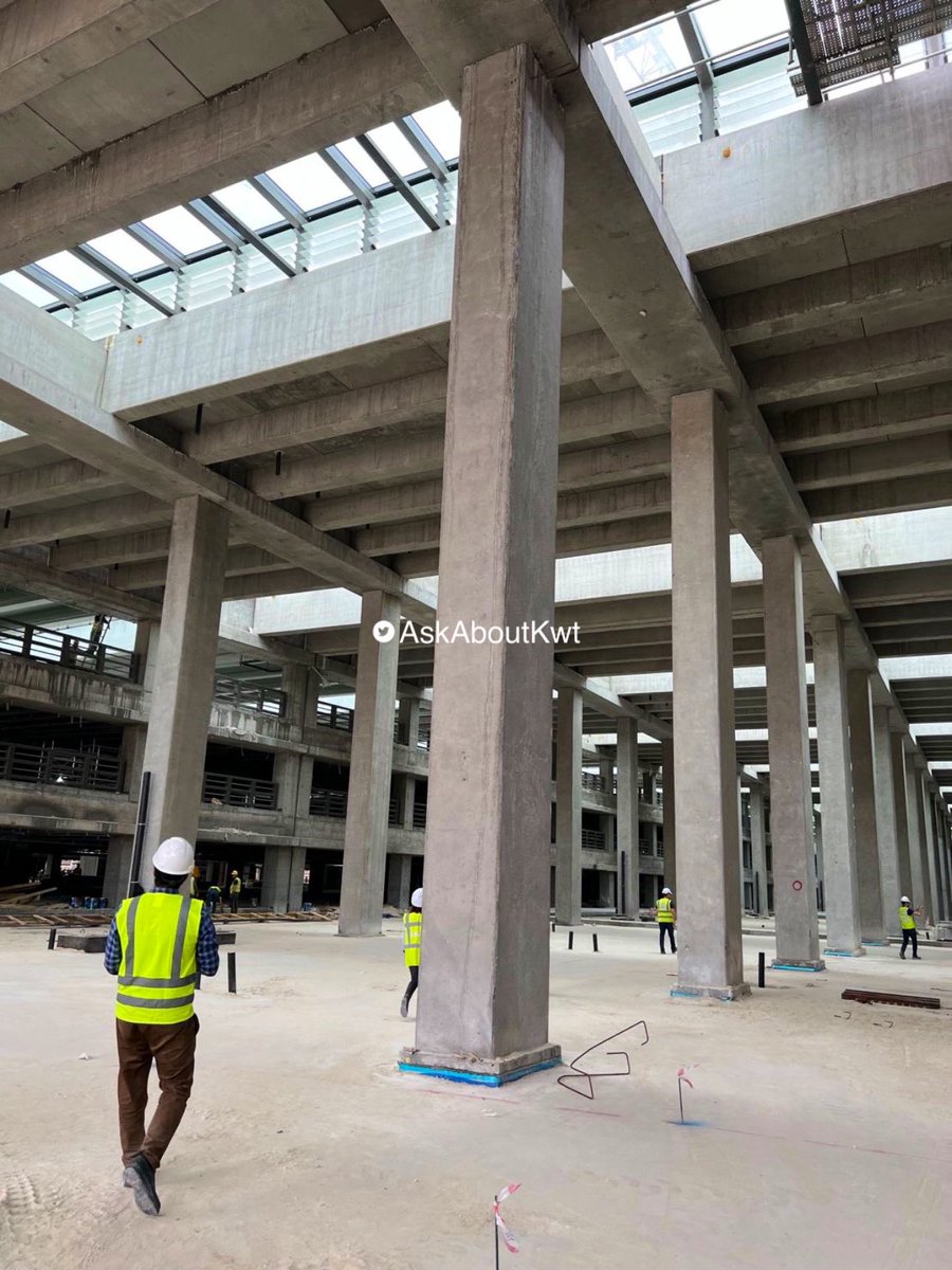 ASK KUWAIT on Twitter: "صور تبيّن مراحل التقدم بإنشاء مبنى مواقف مطار الكويت الجديد مبنى T2 ضمن ...