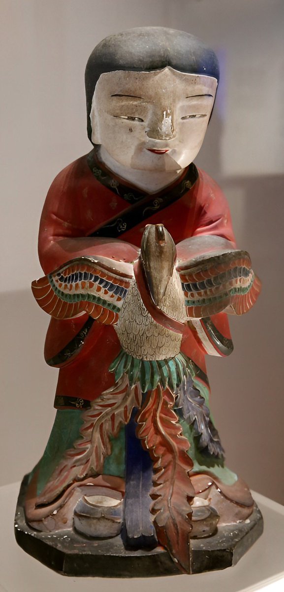 Dongja with phoenixes. In Buddhism, dongja (동자) were boy deity ...