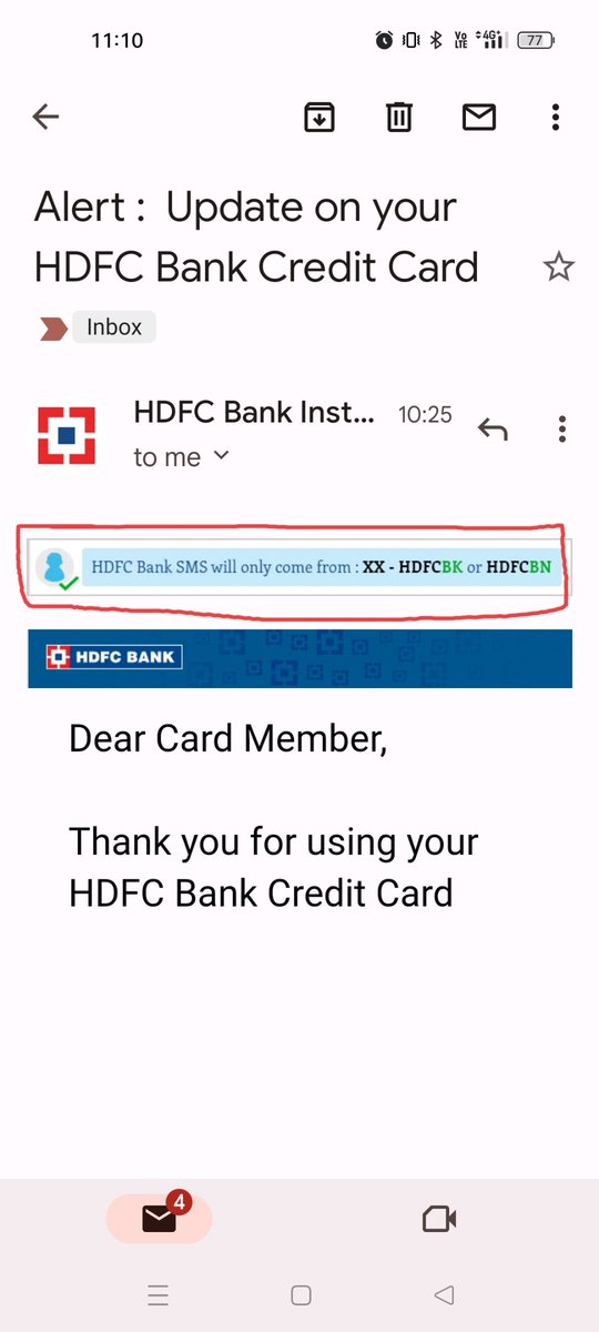 Satish Kumar Agarwal on Twitter: "Did You Know Series 17 (DYKS)💡 HDFC Bank sends SMS from XX ...