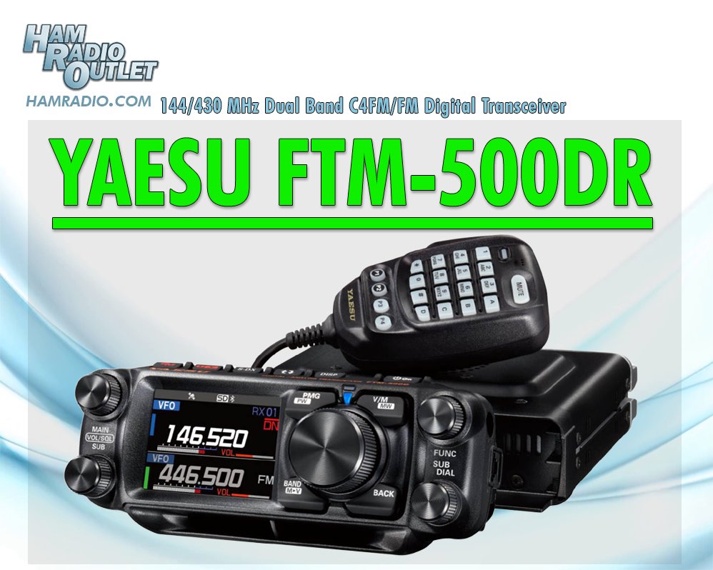 Ham Radio Basics on Twitter: "Ham Radio outlet has the price for the Yaesu FTM-500DR #Yaesu # ...