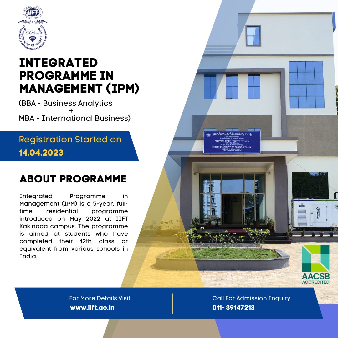 IIFT Official On Twitter ADMISSION OPEN 5 year Integrated Programme iift-official-on-twitter-admission-open-5-year-integrated-programme