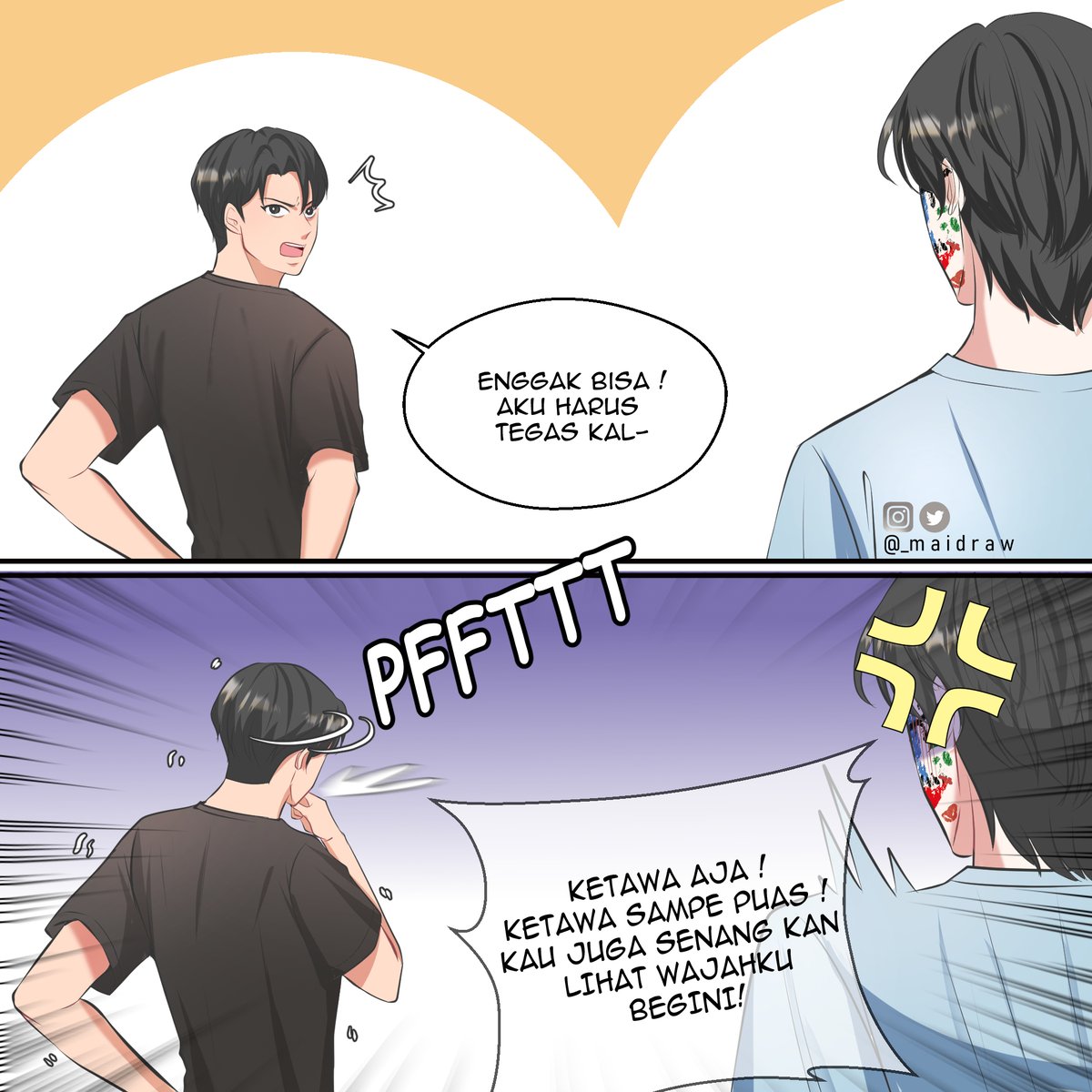 Mai | Open Commission (1/4) on Twitter: "Enhypen AU (comics) "Papa Jay Daily Life -12,5 (Extra ...
