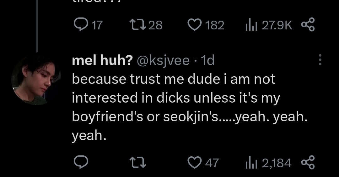 Luv⁷ D-DAY🩷 on Twitter: "Jin would spit on you assh0le and I'm so disappointed in my moots ngl"