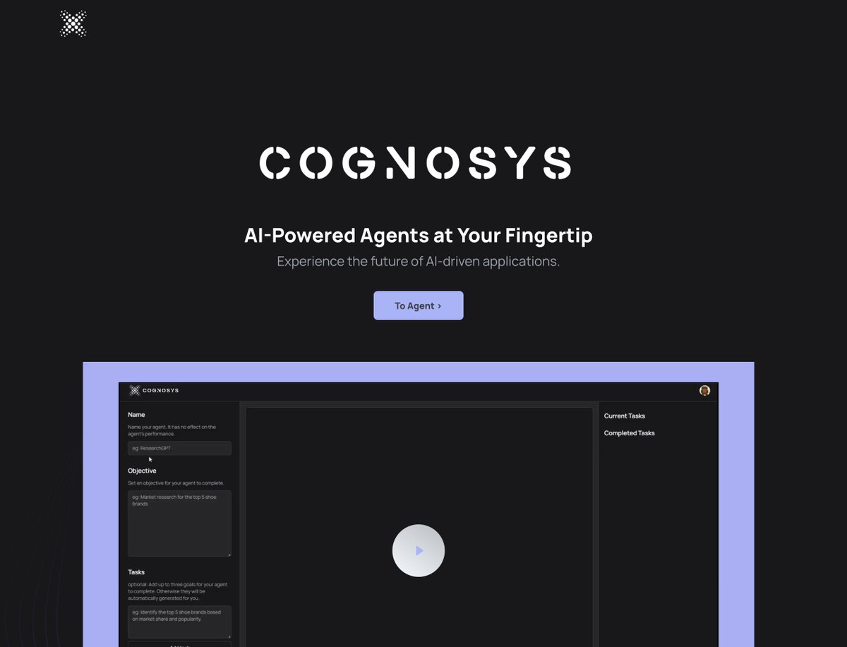 Run your own AutoGPT Agent in the browser with Cognosys It's available right now, and it's free ...