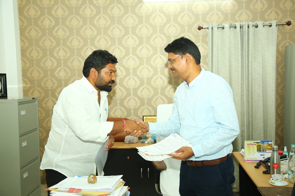 Kotamreddy Giridhar Reddy On Twitter 🔹నేడు నేషనల్ హైవేస్ ఆఫీస్ లో ప్రాజెక్ట్ డైరెక్టర్ గారిని