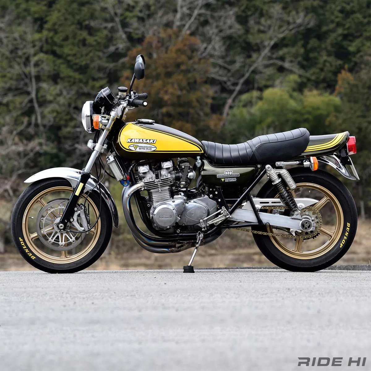 Accela@バイク記事紹介 on Twitter: "カワサキ Z1を、兵庫県「BITO R&D」がカスタマイズ ️ φ76mmの鍛造ピストンを使用した1,197ccで、φ35のFCRキャブ ...