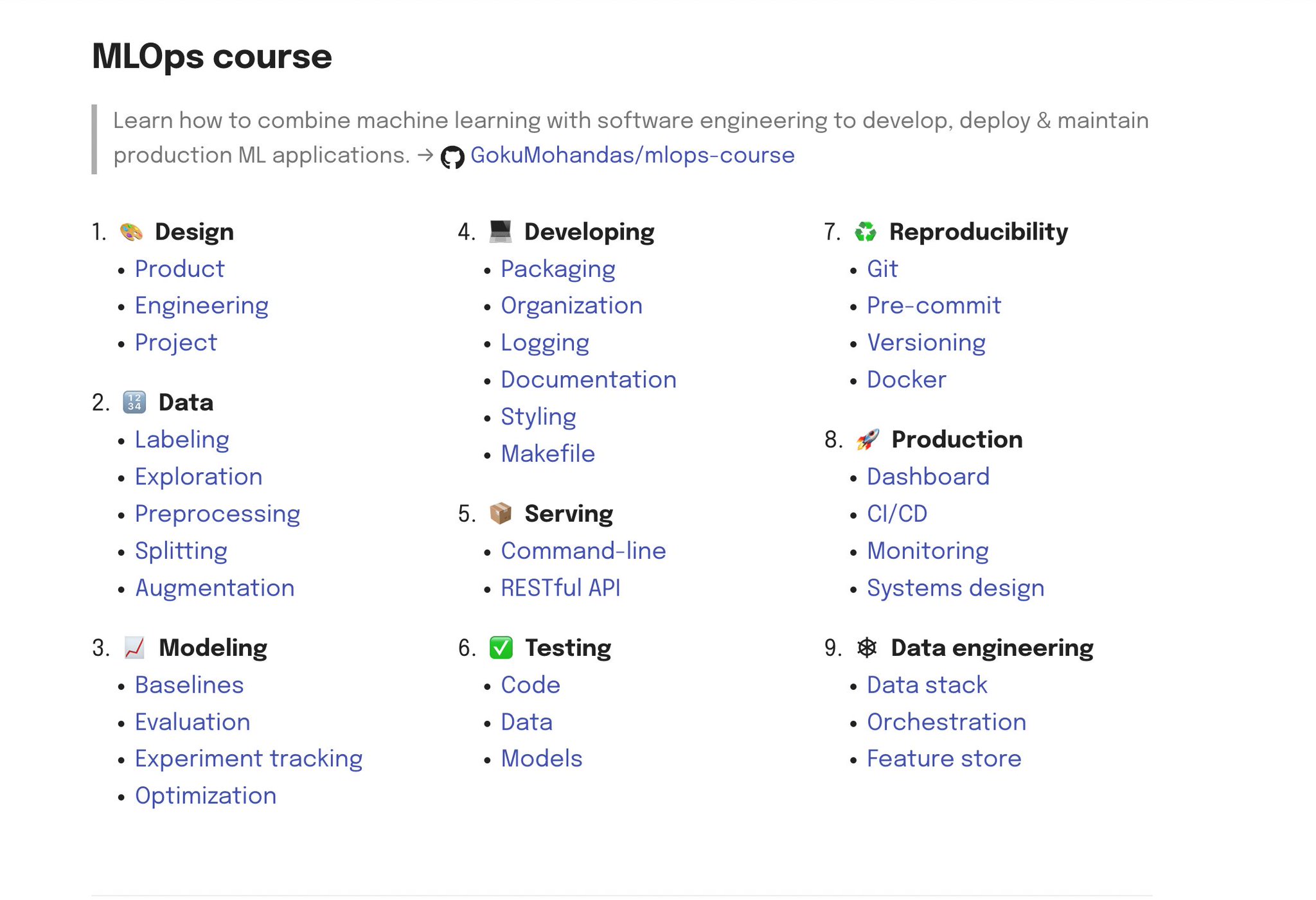 Abacus.AI on Twitter: "Free MLOps course. Learn how to combine machine learning with software ...