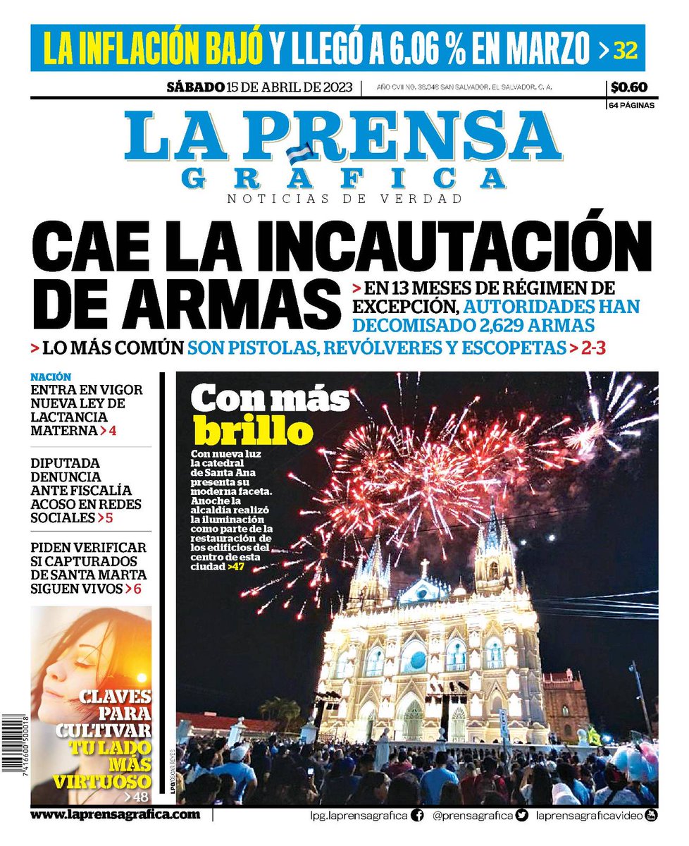 La Prensa Gráfica On Twitter Compartimos La Portada De La Prensa