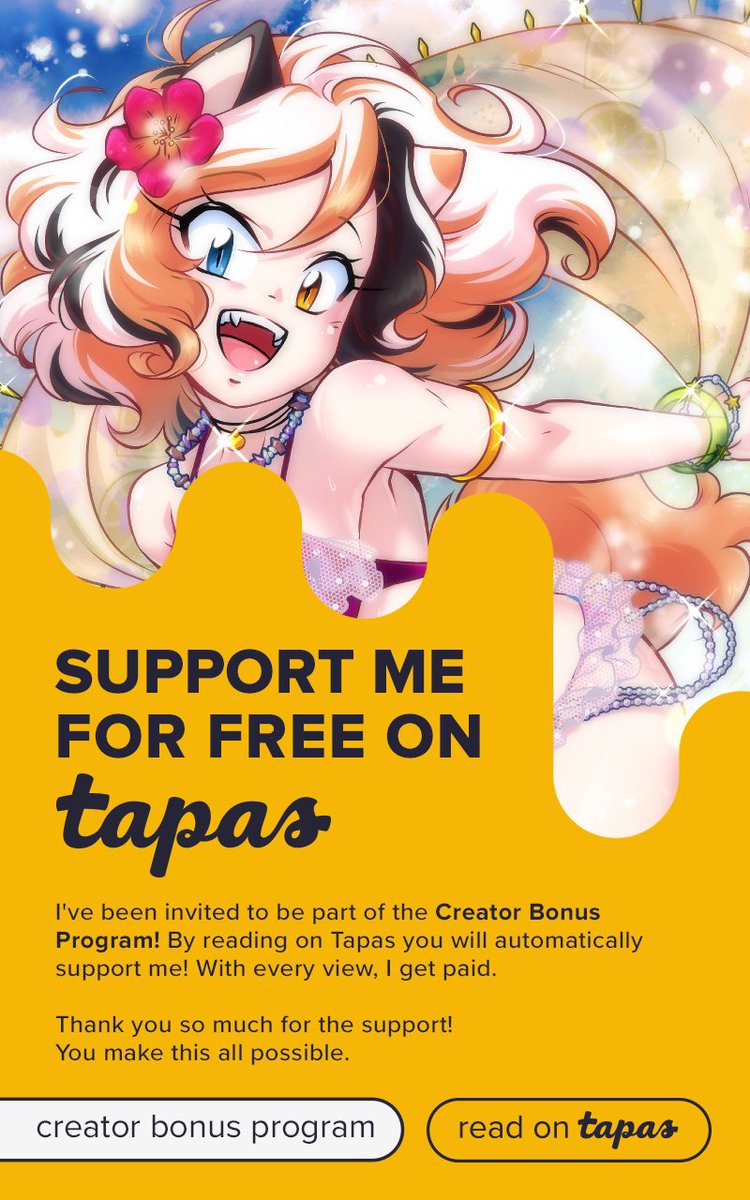 Bea R. on Twitter: "Hewo! I have been invited to be part of the creators bonus program on #tapas ...