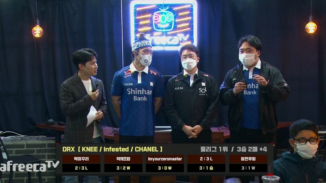 DRX_CHANEL on Twitter: "아프리카TV 3:3팀 리그전 DRX우승🏆 응원과 성원 고맙습니다 😀 모두 수고 많으셨어요🤝 @DRX_VS @holyknee @TK ...