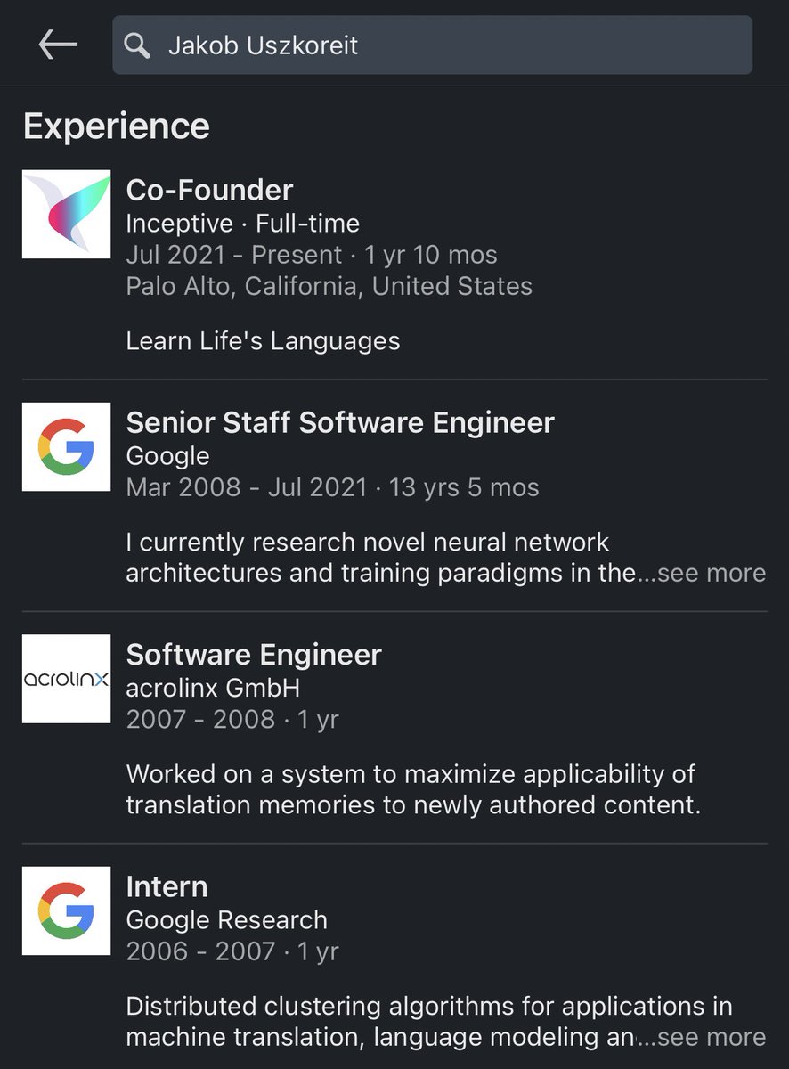 What have the eight ex-Google Brain authors of the Transformers paper ...