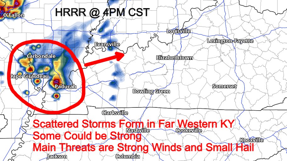 Storm 101 On Twitter Western Ky Has 2 Shots Of Seeing Strong Storms