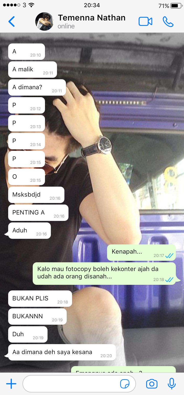 gumi nyanya on Twitter: "Percakapan aa dengan jefan https://t.co/HmDtJoby1o" / Twitter