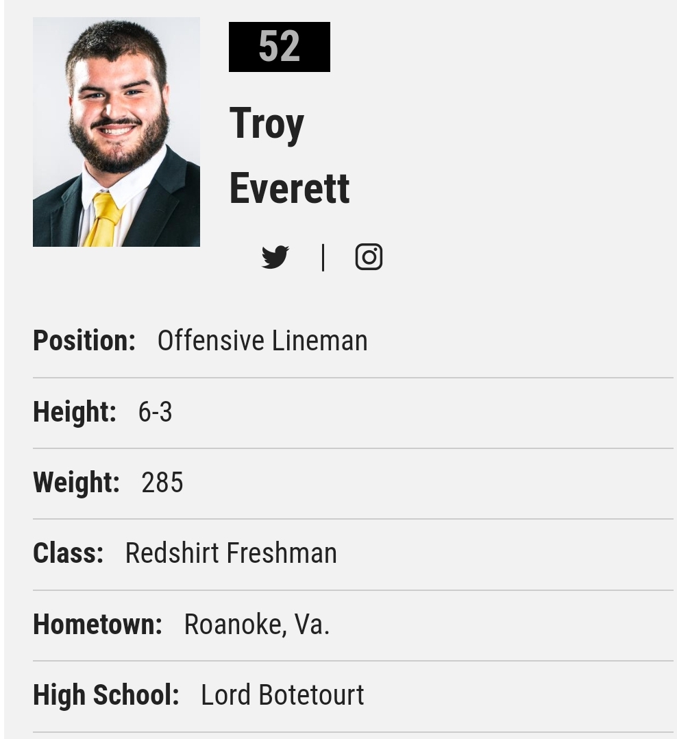 FarrellPortal on Twitter: "Appalachian State OL Troy Everett, a freshman All-American in 2022 at ...