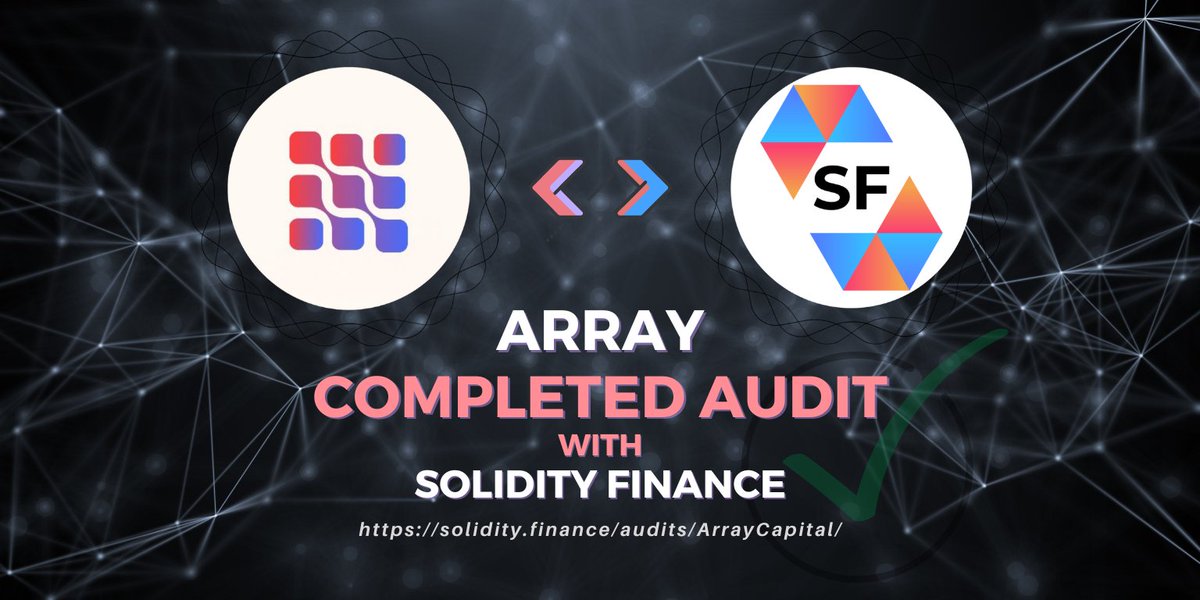 Solidity Finance - Audits on Twitter: Solidity Finance - Audits on Twitter: