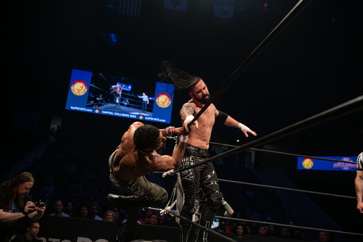 NJPW of America on Twitter: "🏛️Capital Collision!!🏛️ 🏛️@ARealFoxx v @THEdavidfinlay Tune in now ...
