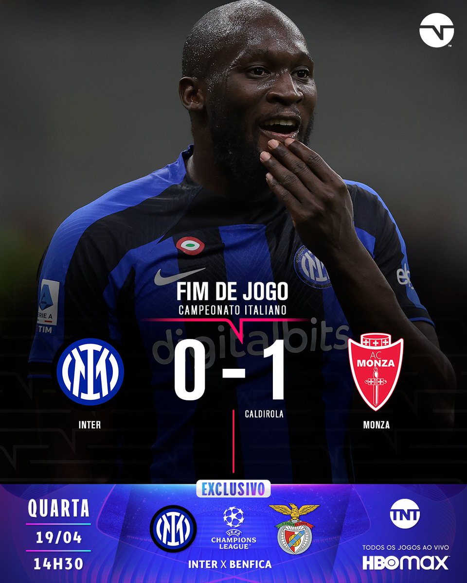 TNT Sports BR on Twitter: "E o Monza PASSOU O CARRO na Inter (entendeu?!)... 😅 Inter x Benfica é ...