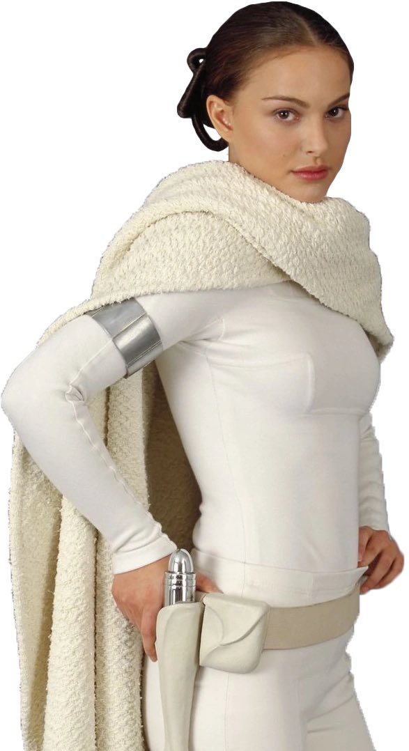 Natalie Portman Star Wars White Outfit