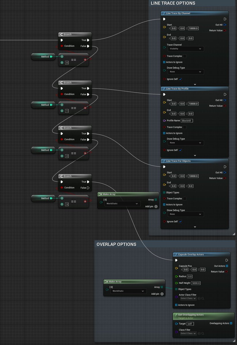 GameDevMicah🤩youtube.com/@aggressivemastery on Twitter: "Line Trace (channel, profile or object ...