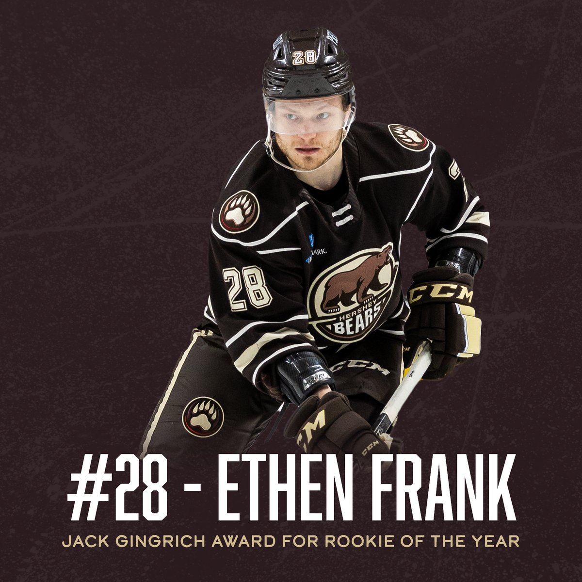 X - Hershey Bears on Twitter: "This season's recipient of the Jack Gingrich Award for Bears ...