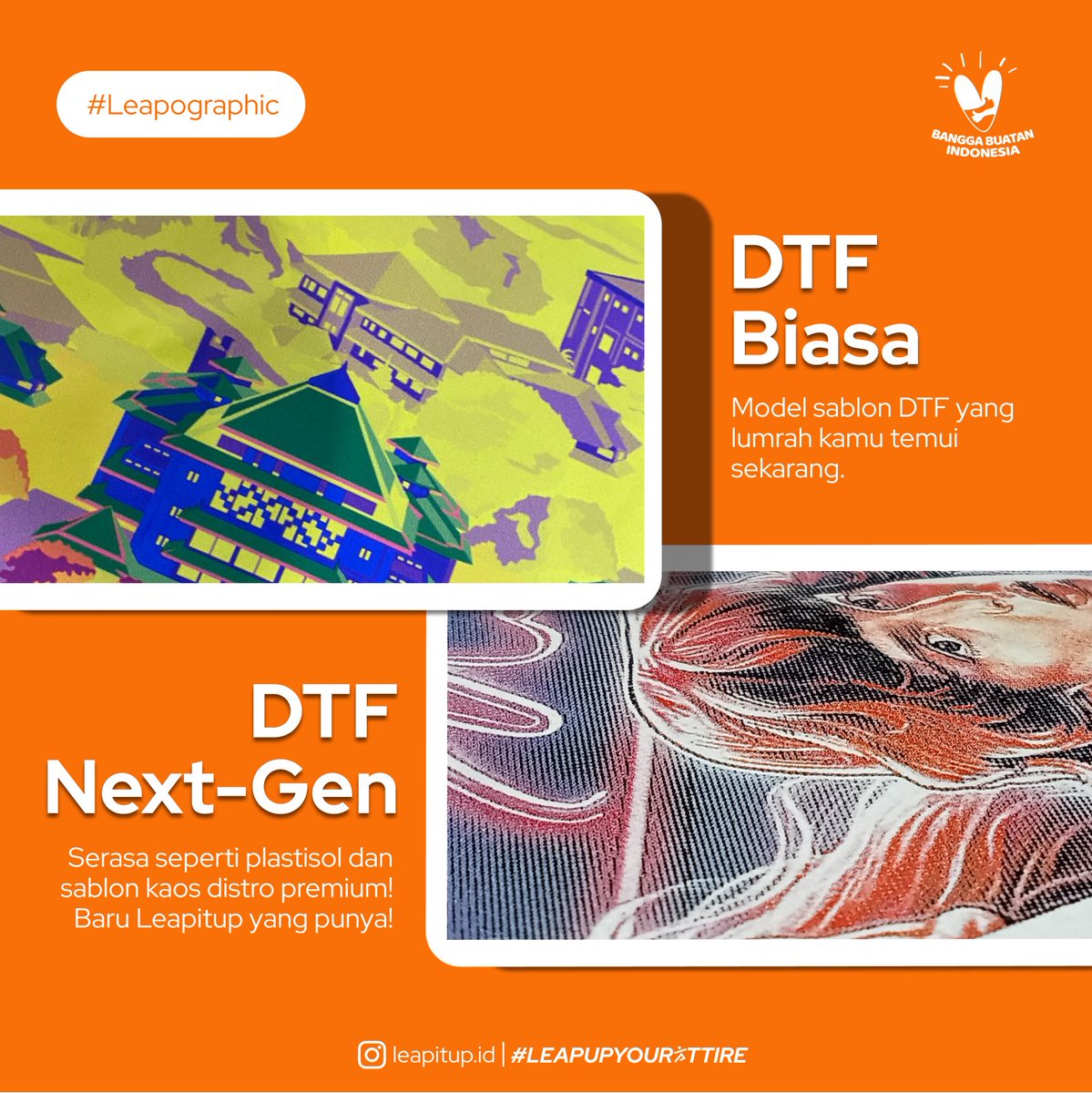 Leapitup.id on Twitter: "Model sablon DTF terbaru di Indonesia kini sudah hadir di Kota Malang ...