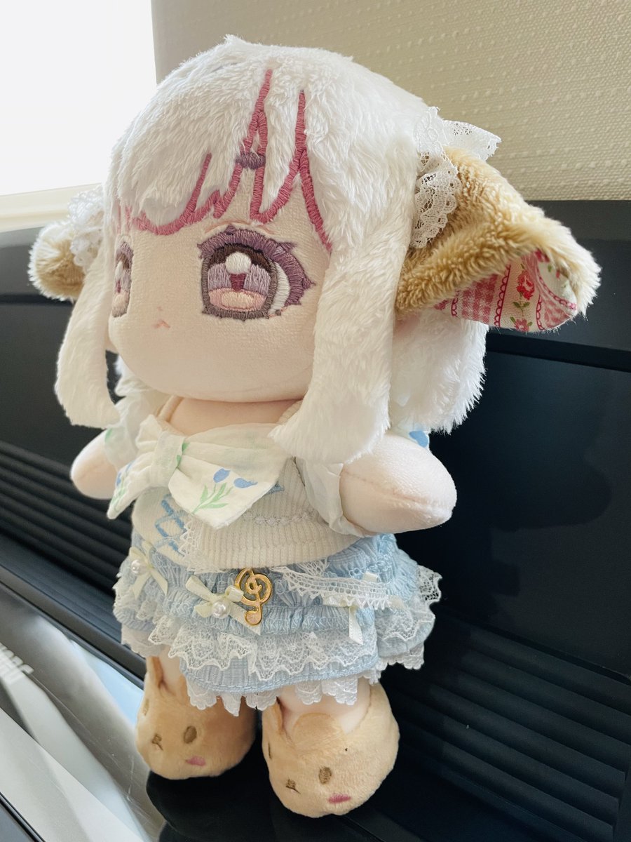 るり on Twitter: "20cmの🐶っぽい子ができた。 たれみみが羊み出てしまたけどかわいいからヨシ。 ちゃんとボブっぽくなって良かった ️ 体、頭の型紙、骨→Littlecloset ...