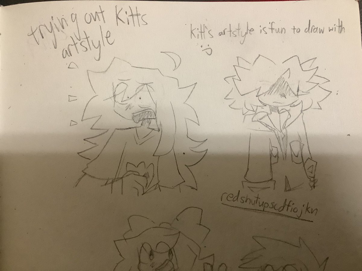 blue on Twitter: "drew in someone’s cool art style#N#they have a Pinterest if you want to go and ...