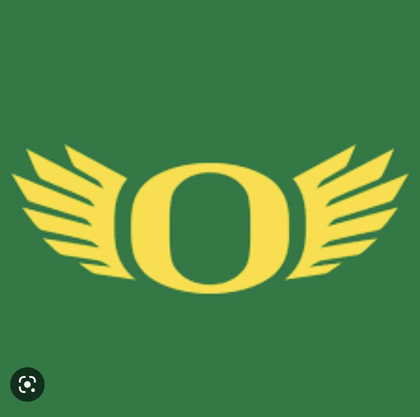 Oregon Duck Wings Logo Large