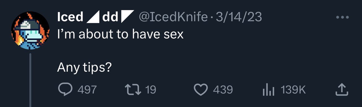 Iced Dd On Twitter Mfs Down So Bad They Copying My On Brand Sex Tweets