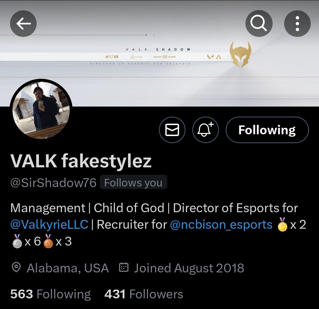 VALK Zach Raab on Twitter: "LMAOOOOOOOO @SirShadow76"