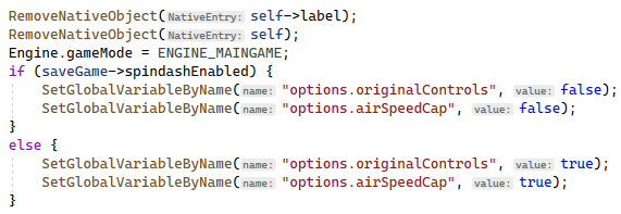 Sonic RSDK Facts on Twitter: "Sonic 1 contains references to a global variable named "options ...