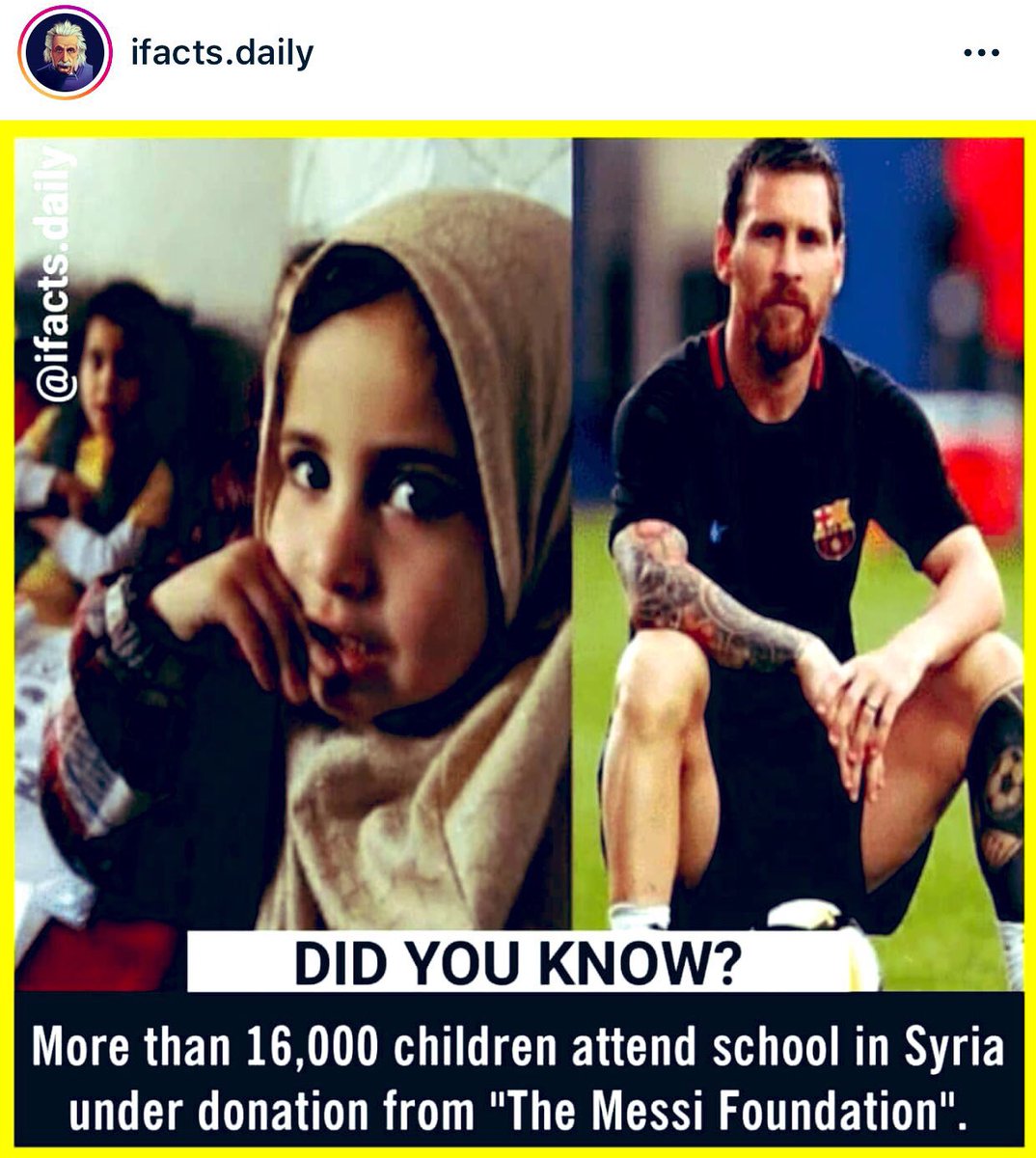 Some stories of Lionel Messi the media don't want you to see A thread ...