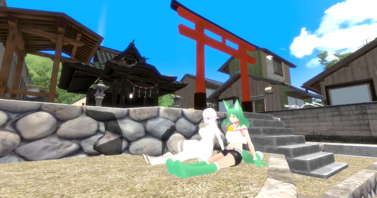 SpritePlum on Twitter: "迷子になってもフレンドさんが迎えに来てくれます～☀ いつもごめんねフレンドさ～んw #cluster https://cluster.mu/w ...