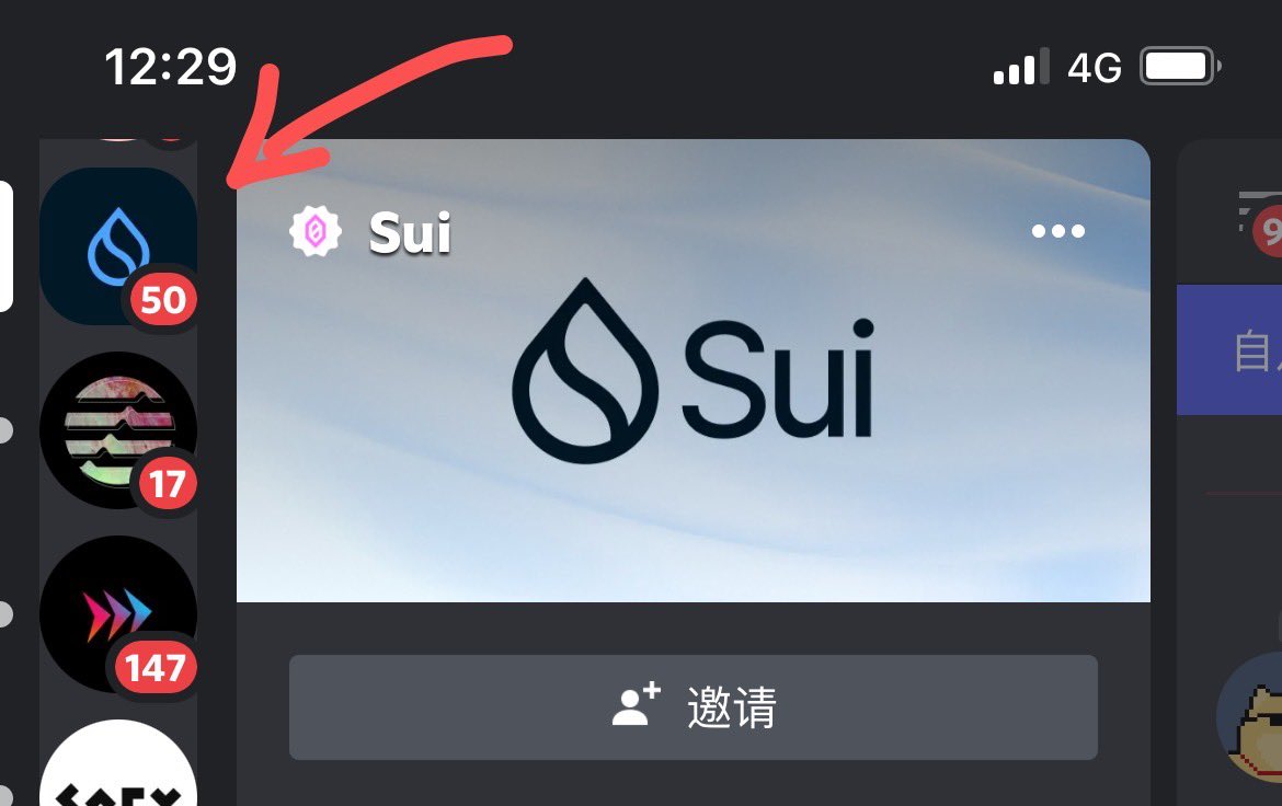 币赚 Cointoearn 每日空投 On Twitter Https Discord Gg Sui 图标长这样 链接是这个 虽然