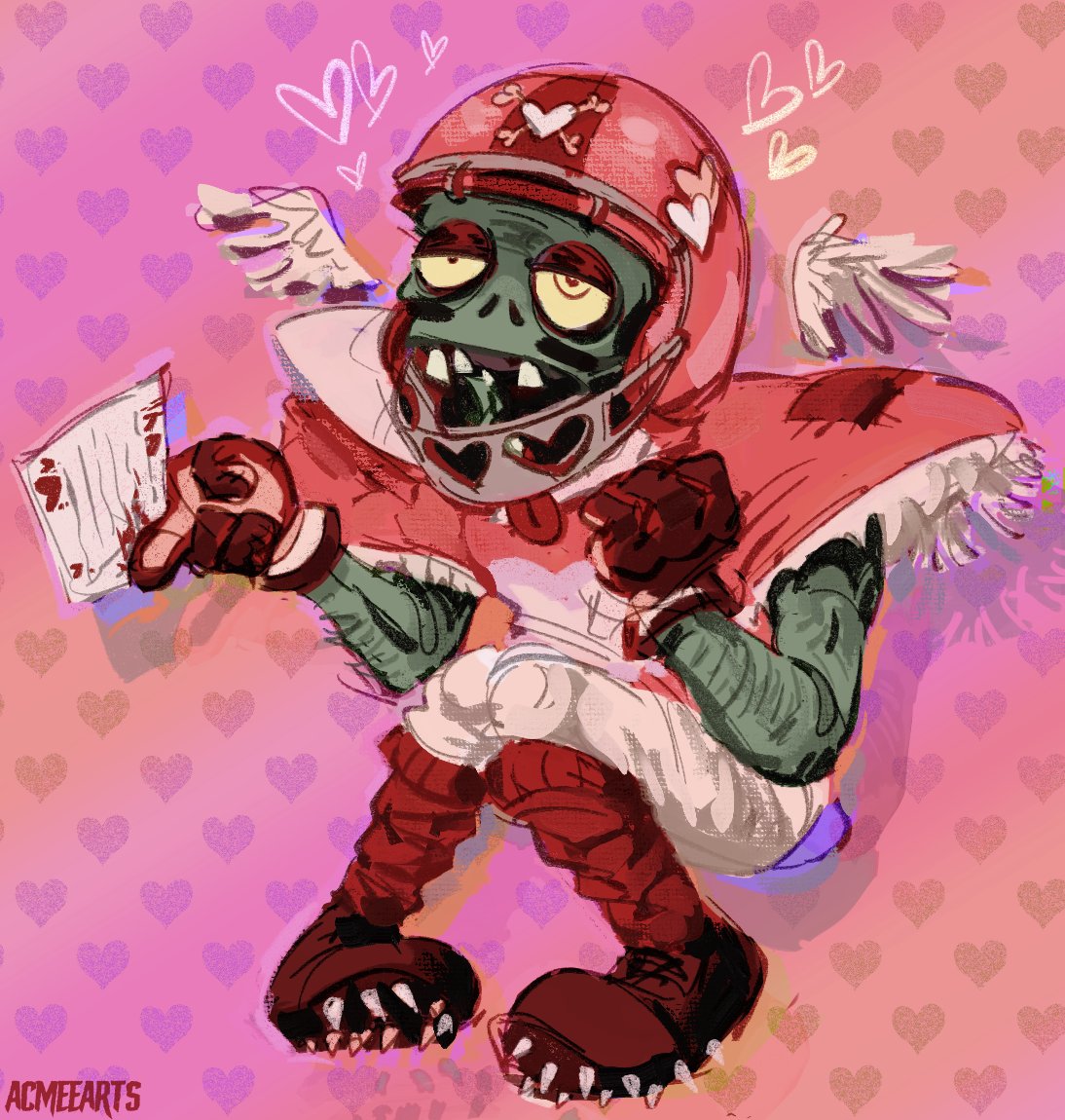 Plants Vs Zombies Football Zombie