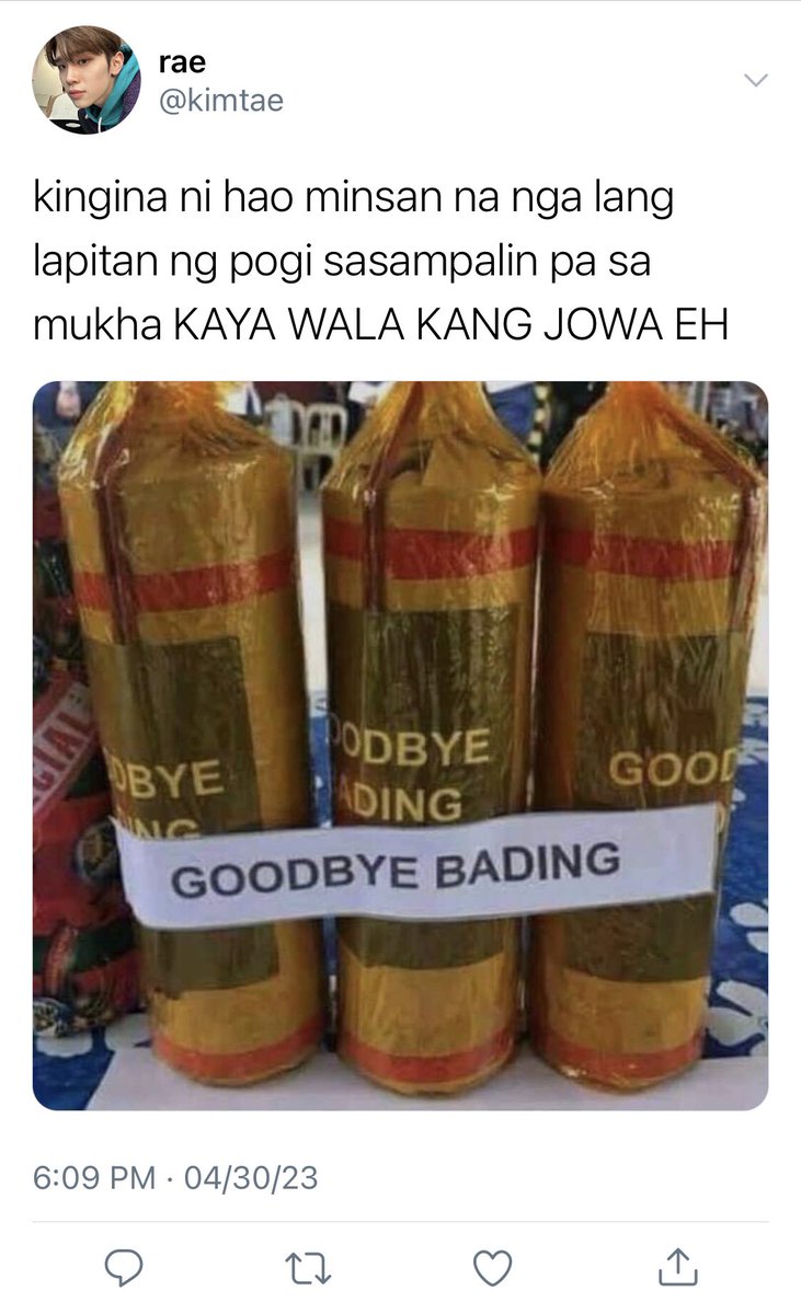 🍧 on Twitter: "nangangamba, a #haobin filo au ! gusto lang naman ni shan (shb) magpakilala sa ...