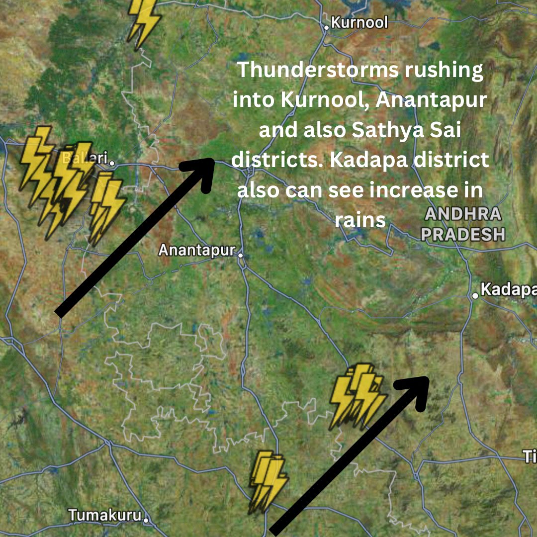 Andhra Pradesh Weatherman on Twitter: "During next 2-3 hours, Heavy Thunderstorm alert ahead for ...