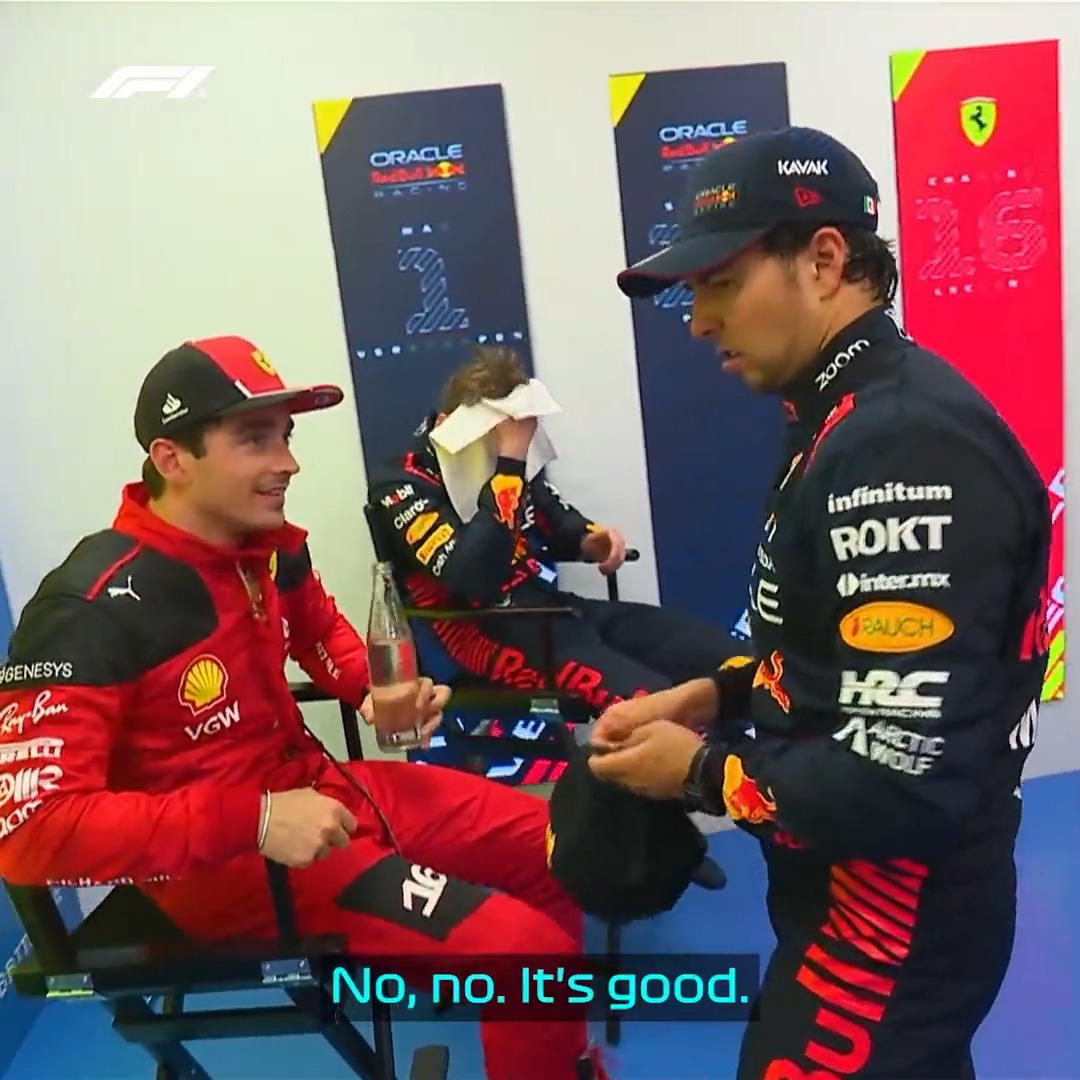 Formula 1 on Twitter: "Look out @SChecoPerez, we think @Charles_Leclerc wants your seat 😉 # ...